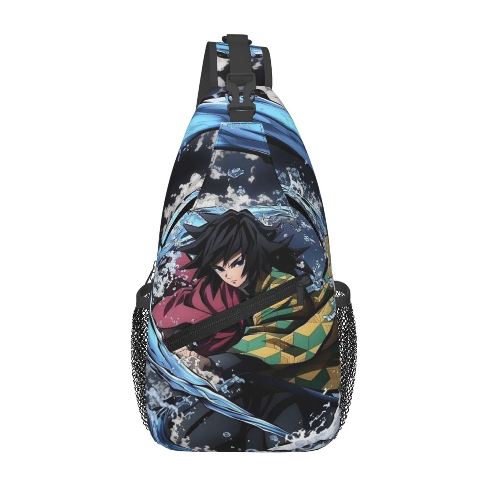 Crossbody Bags Sling Backpack Demon Slayer Tomioka Giyuu Cross Chest ...