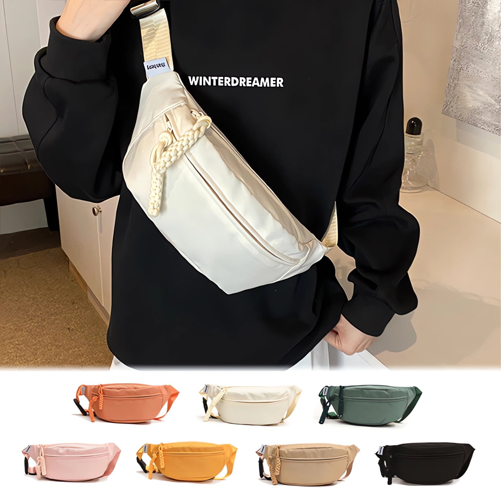 Crossbody Bags for Women,Sports Chest Bag Versatile Casual Mobile Phone ...