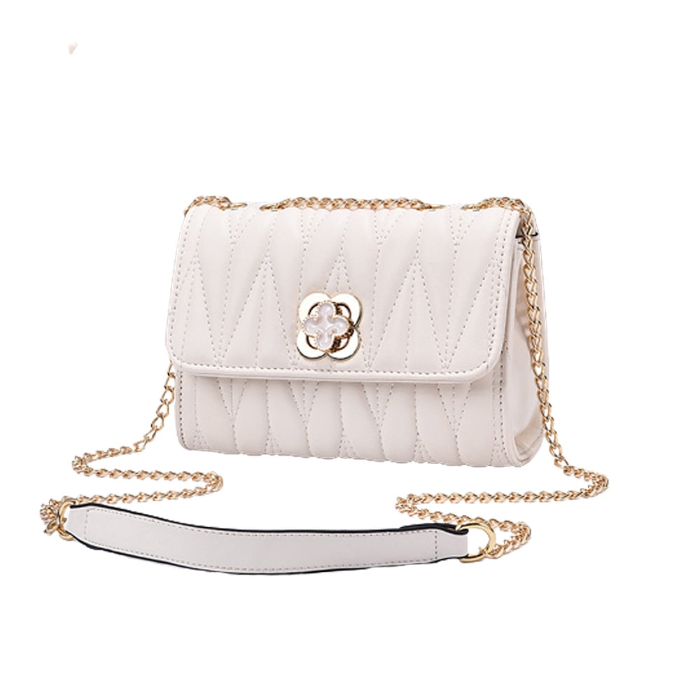 Crossbody Bags for Women Leather Ladies Shoulder Purses with Chain ...
