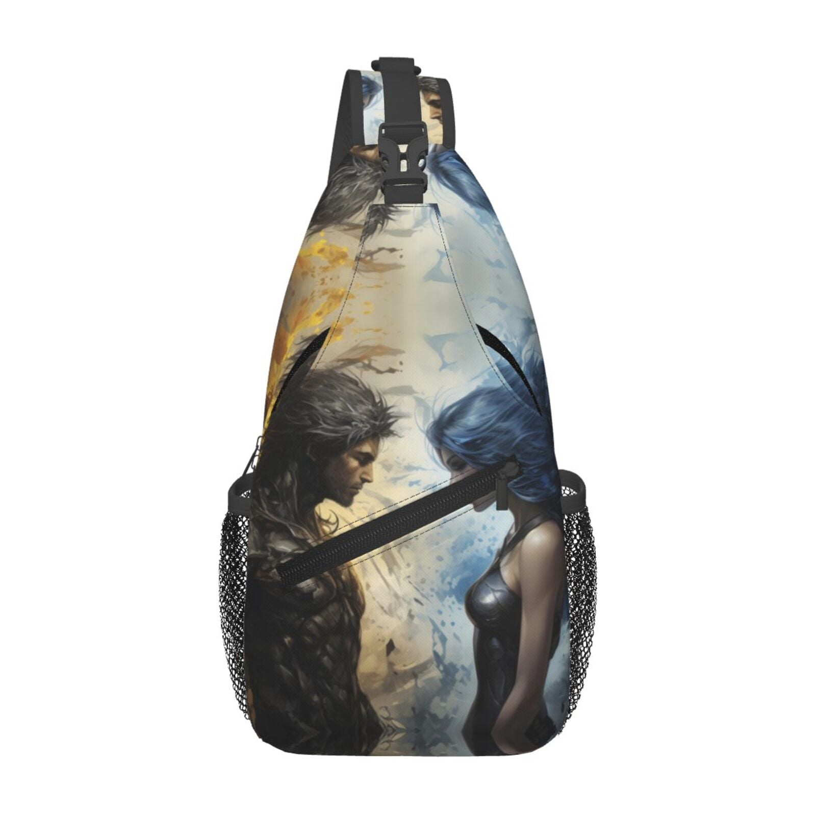 Crossbody Bags for Women Men - Armored Knight Couple Casual Sling Bag ...