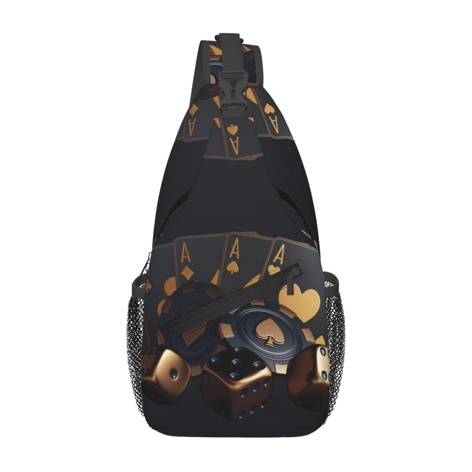 Crossbody Bags for Women Men - Casino Cards Poker Casual Sling Bag ...
