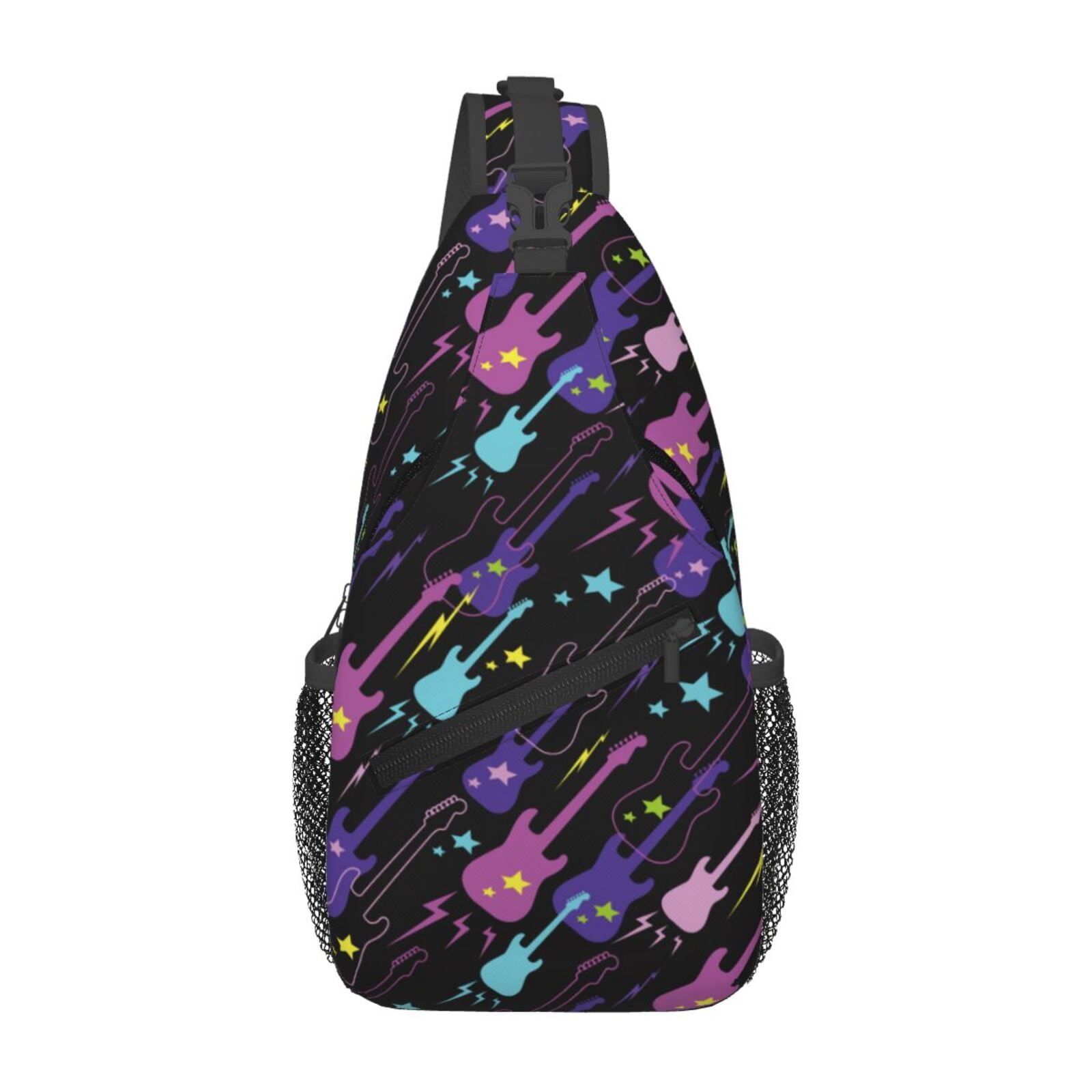 Crossbody Bags for Women Men - Colorful guitar Casual Sling Bag ...