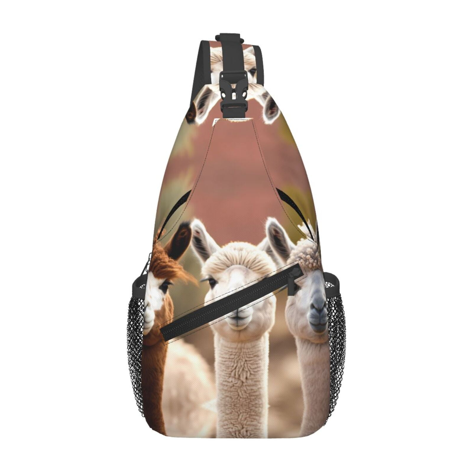 Crossbody Bags for Women Men - Cute Alpaca in Daze Casual Sling Bag ...