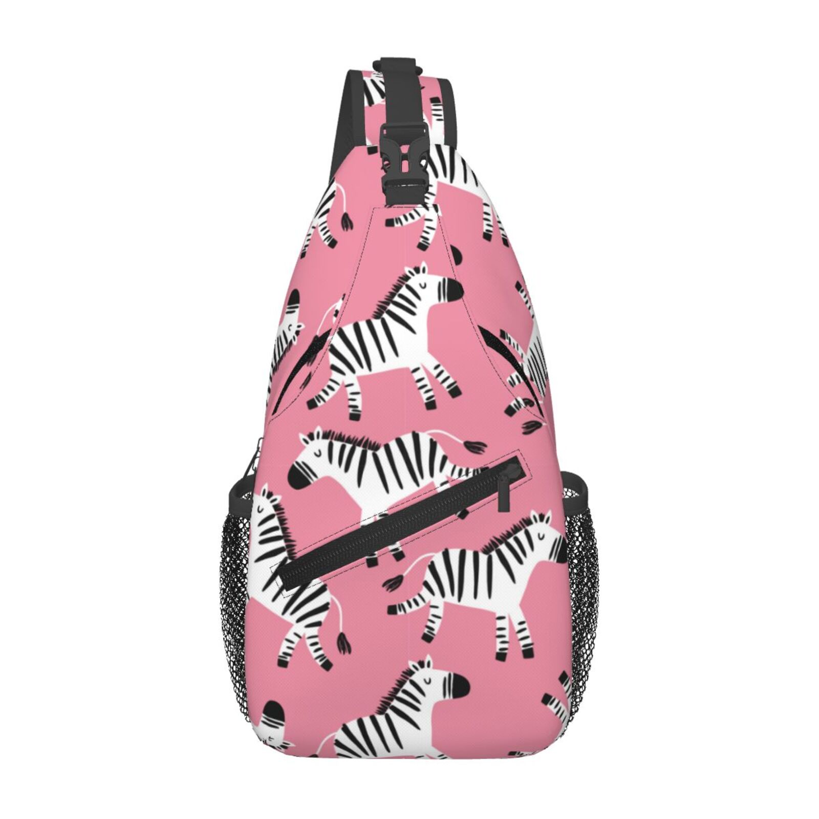 Crossbody Bags for Women Men - Cute Cartoon Zebra Casual Sling Bag ...