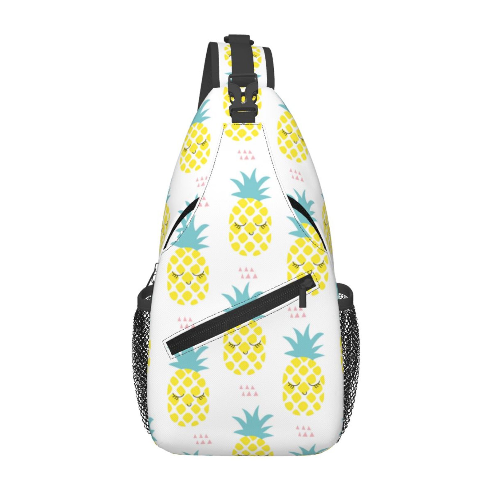 Crossbody Bags for Women Men - Cute Shy Pineapple Casual Sling Bag ...