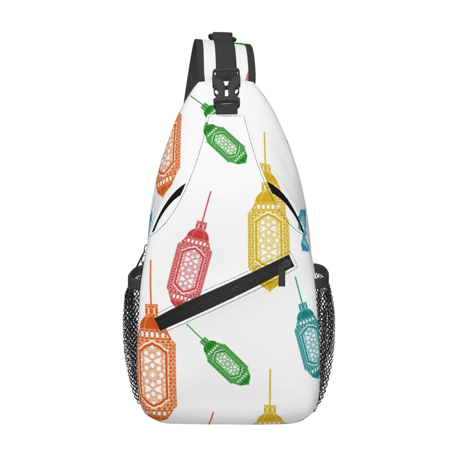 Crossbody Bags for Women Men - Light Bulb Pattern vintage Casual Sling ...