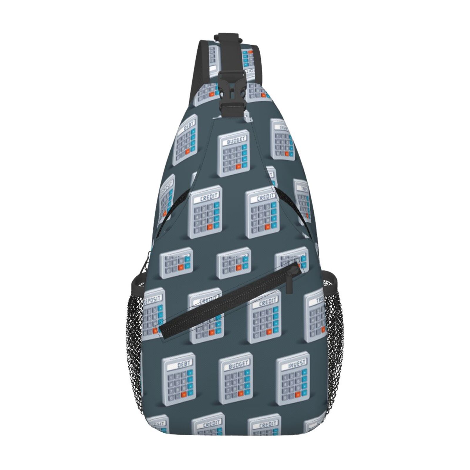 Crossbody Bags for Women Men - Math calculator pattern Casual Sling Bag ...