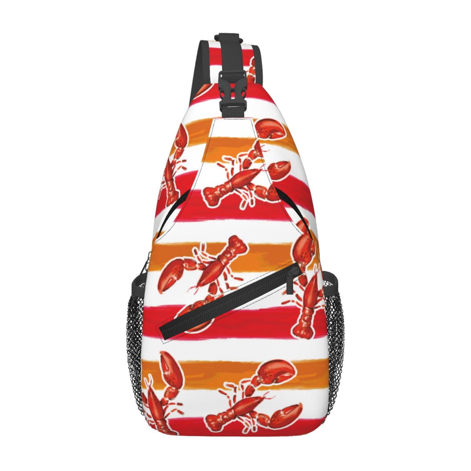 Crossbody Bags for Women Men - Red Lobster Casual Sling Bag Backpack ...