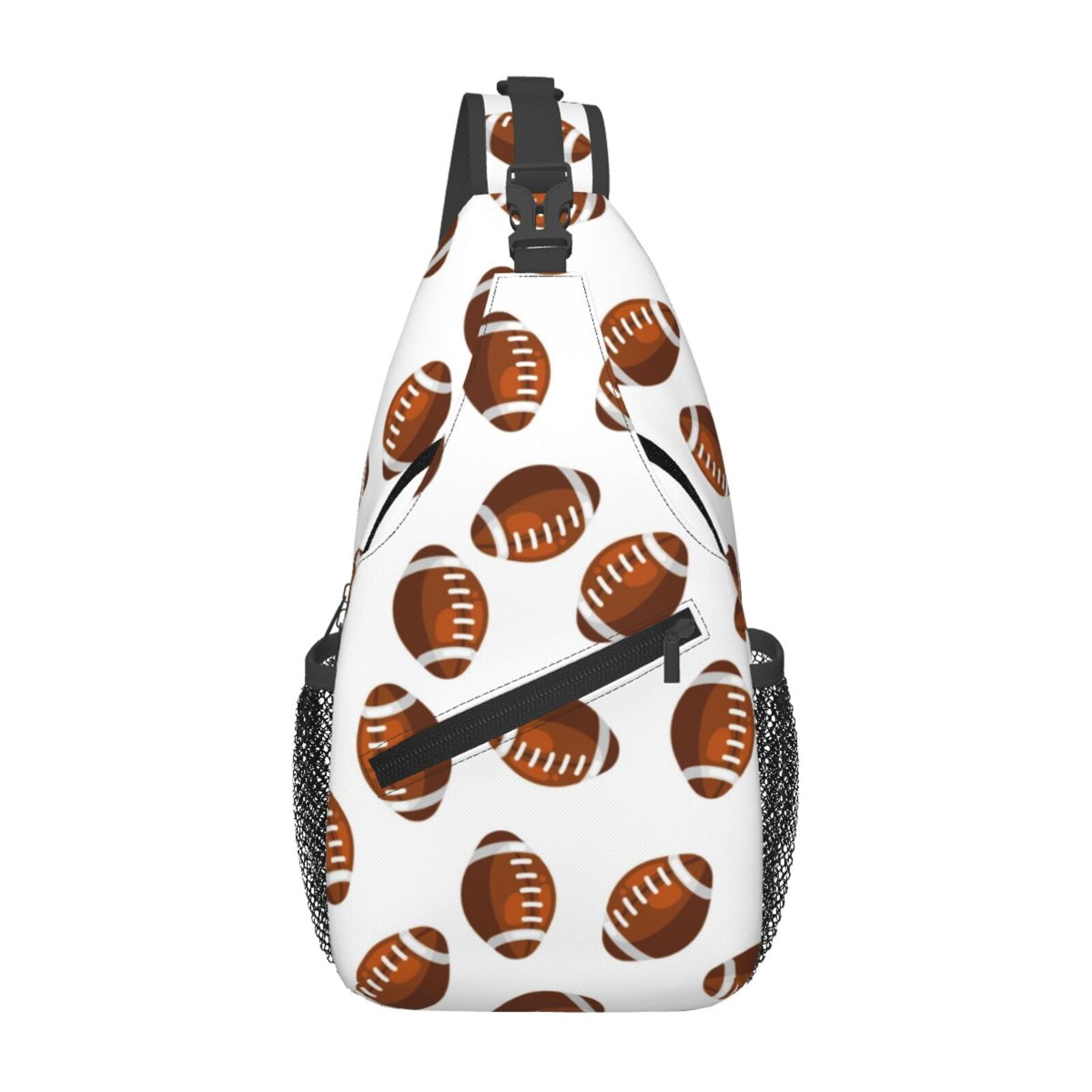 Crossbody Bags for Women Men - brown rugby American football Casual ...