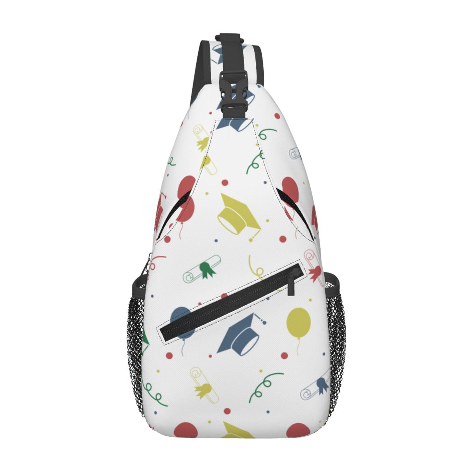 Crossbody Bags for Women Men - graduation hat Casual Sling Bag Backpack ...