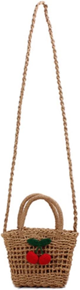 Crossbody Bags for Women Straw Purses Cute Handbags Shoulder Bag Brown ...