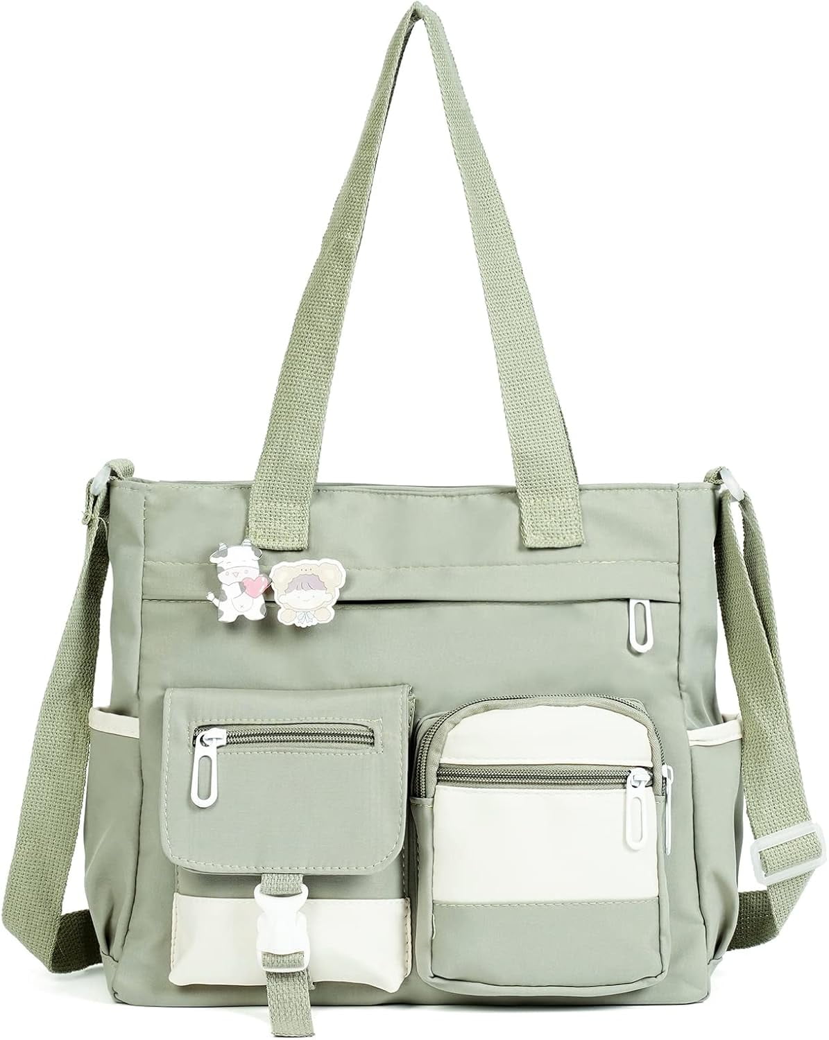 Crossbody Cute Bag for Teens Kawaii Messenger Purse Nylon Shoulder Tote ...