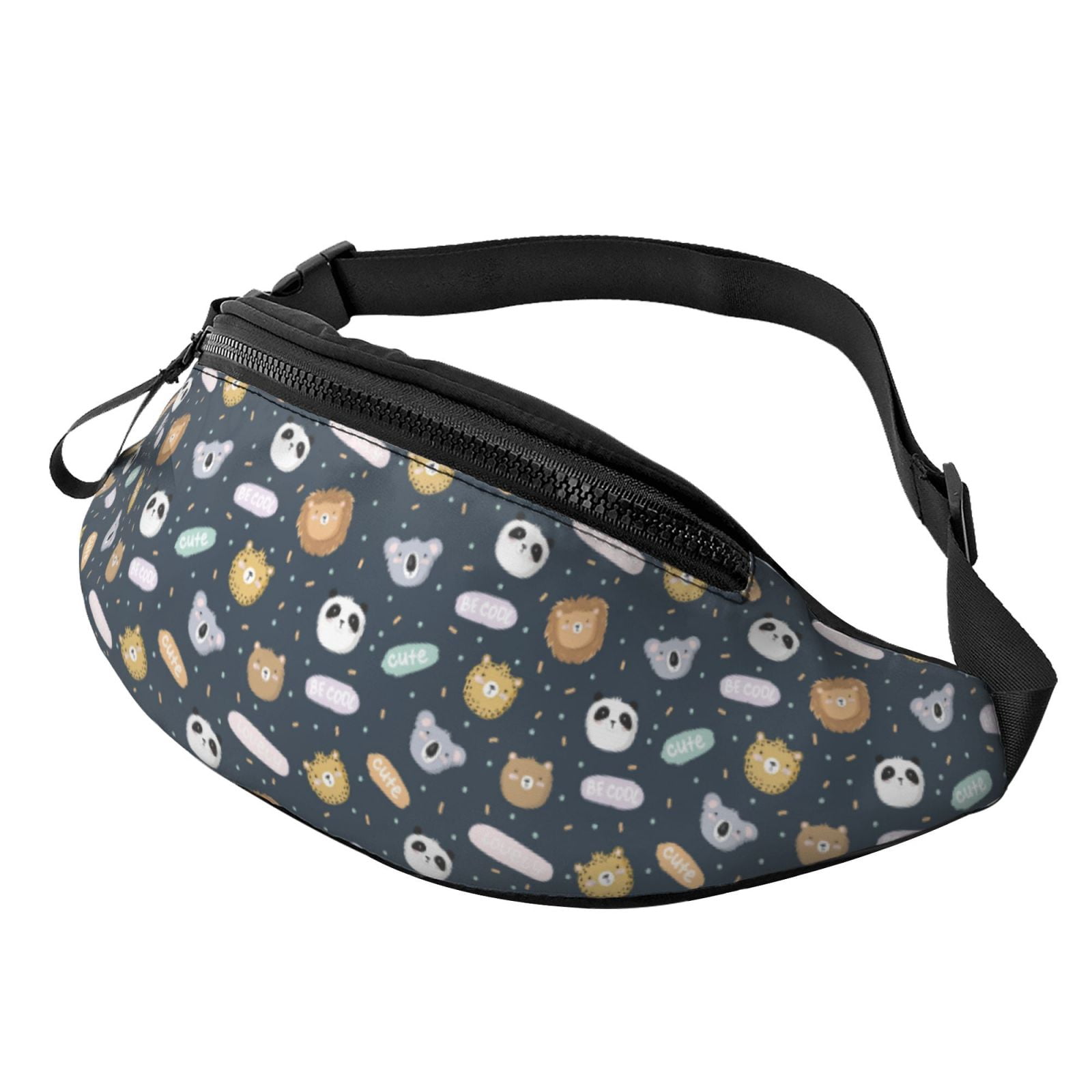 Crossbody Fanny Packs for Women Men - Cartoon animals Travel Belt Bag ...