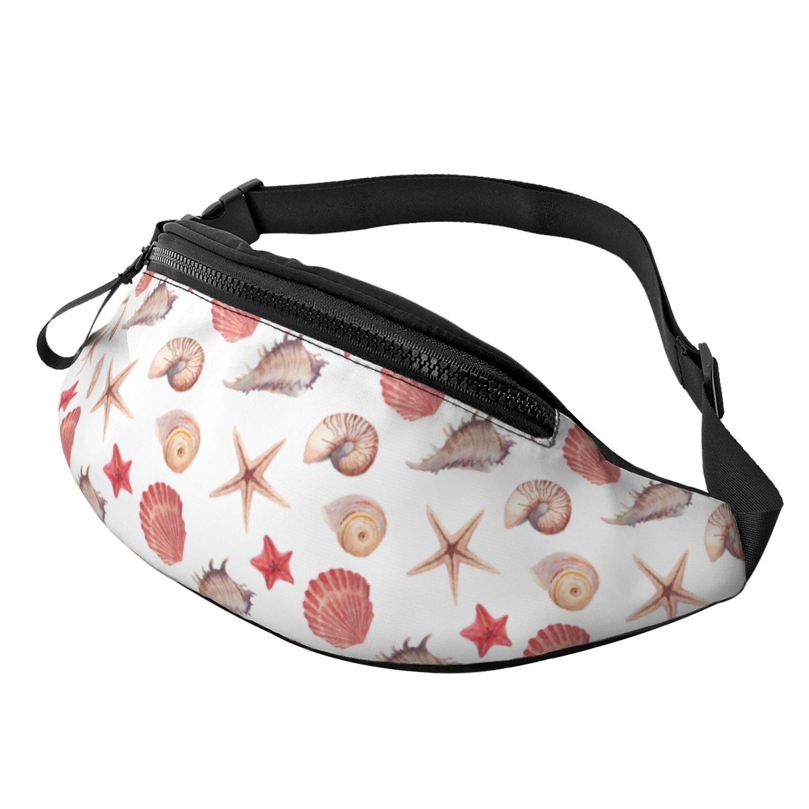 Crossbody Fanny Packs for Women Men - Conch Shells Print No.903 Travel ...