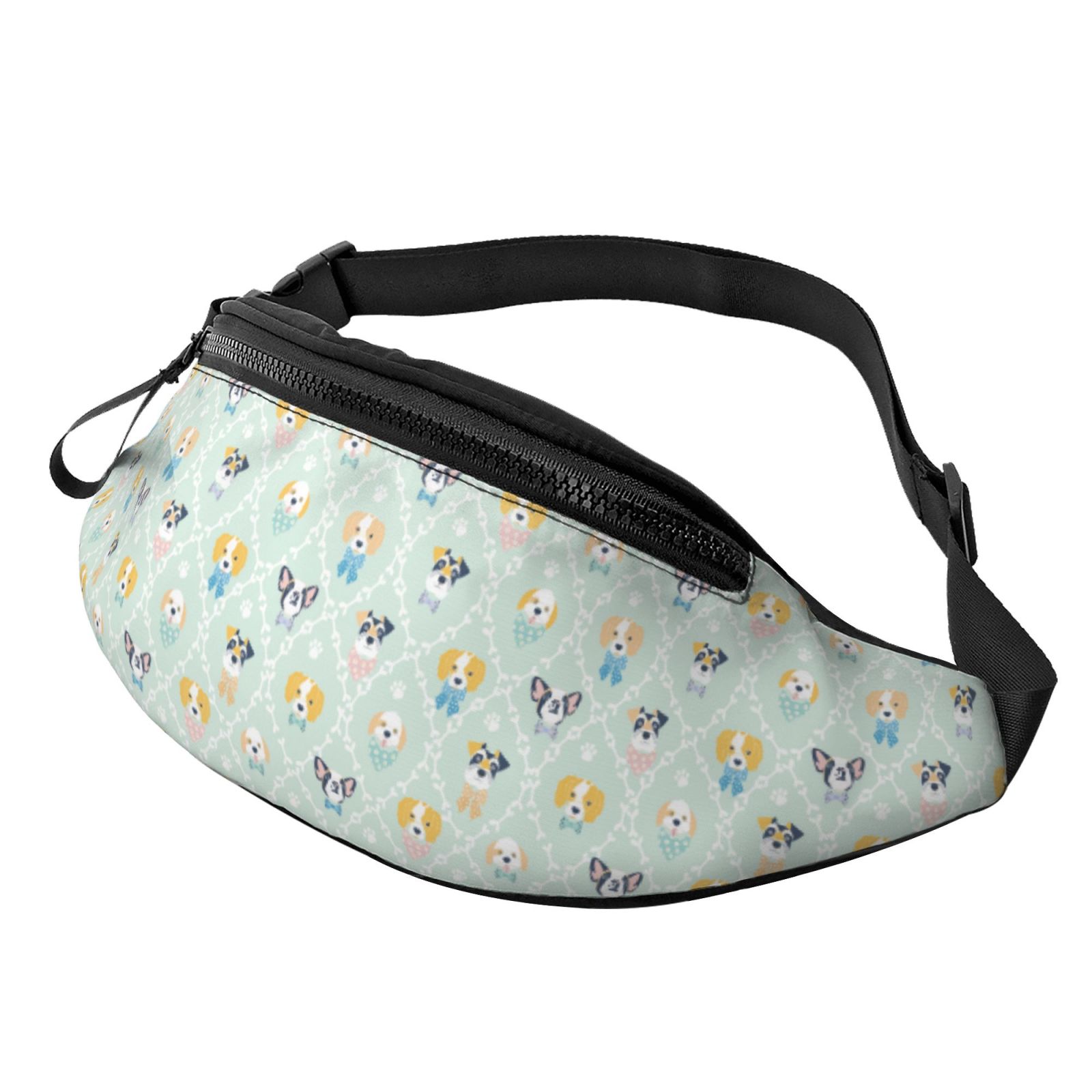 Crossbody Fanny Packs for Women Men - Different Breeds of Dogs Travel ...