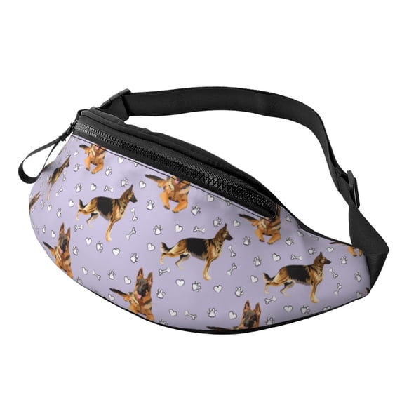 Crossbody Fanny Packs for Women Men - German Shepherd Dog No.1017 ...