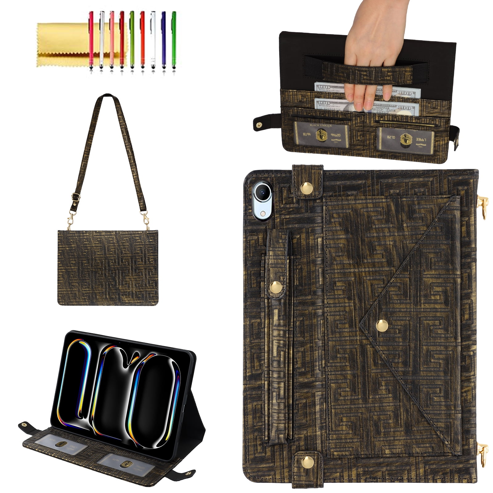 Crossbody Handbag Case for iPad Mini 7 (A17 Pro) 2024/iPad Mini 6 2021 ...
