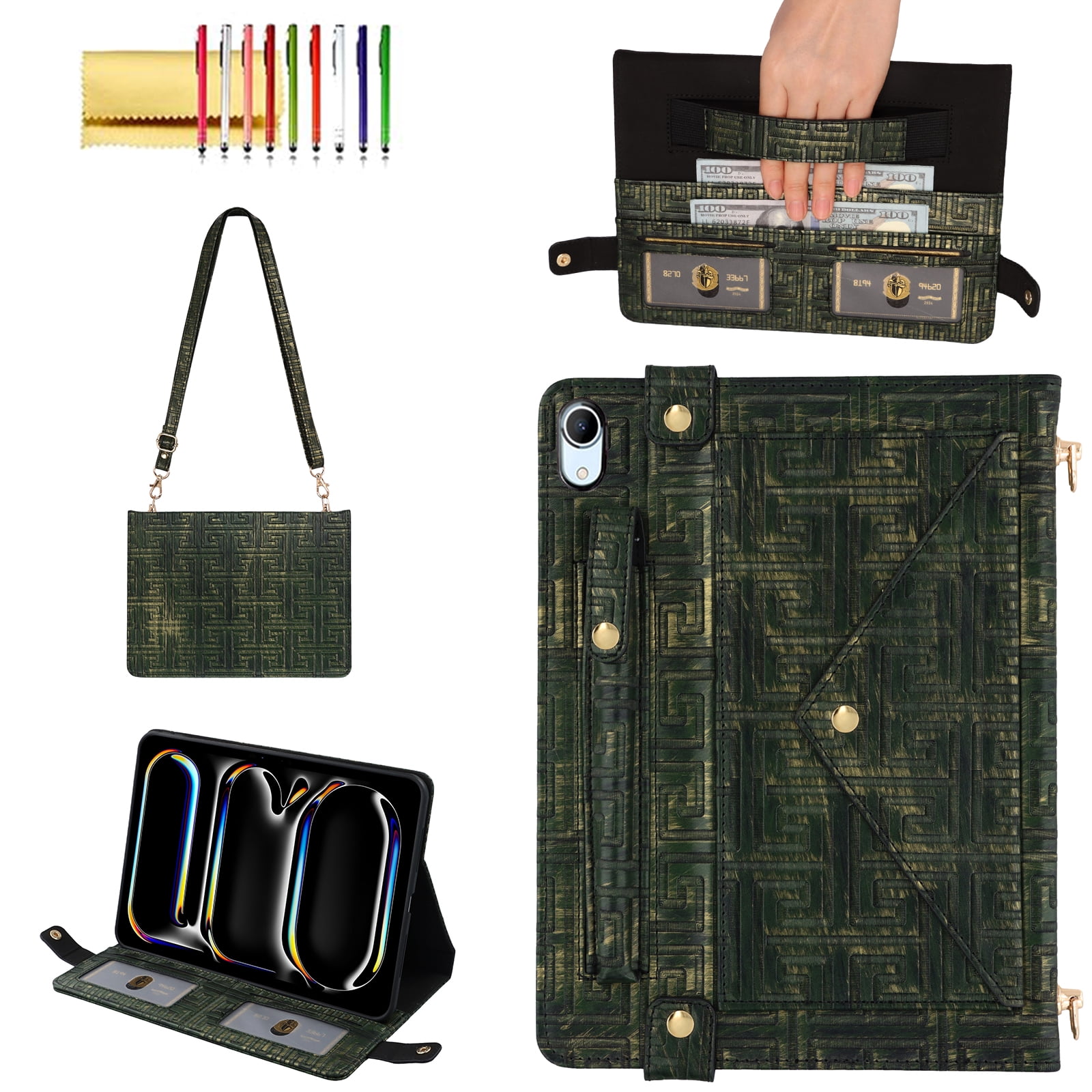 Crossbody Handbag Case for iPad Mini 7 (A17 Pro) 2024/iPad Mini 6 2021 ...