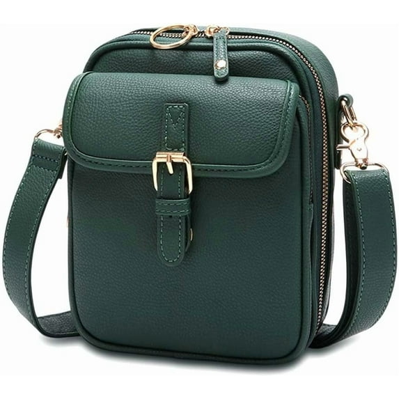 Crossbody Leather Bag,Small Crossbody Bags for Women Vegan Leather ...