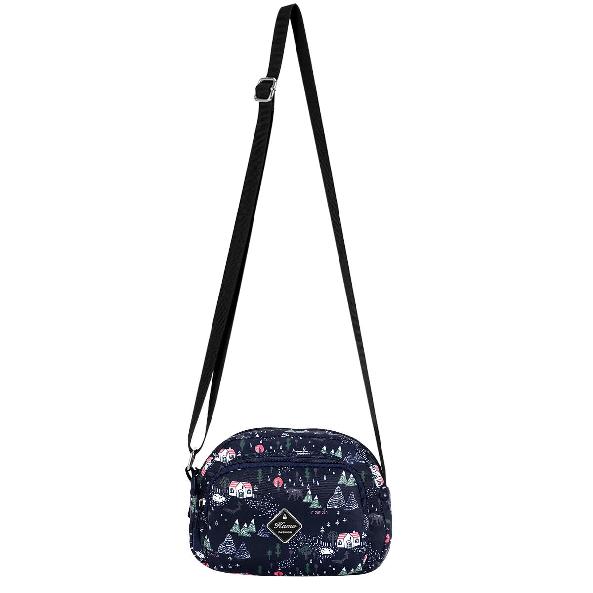 Crossbody Mini Bag Messenger Bags Multi Pocket Casual Purse Handbag ...