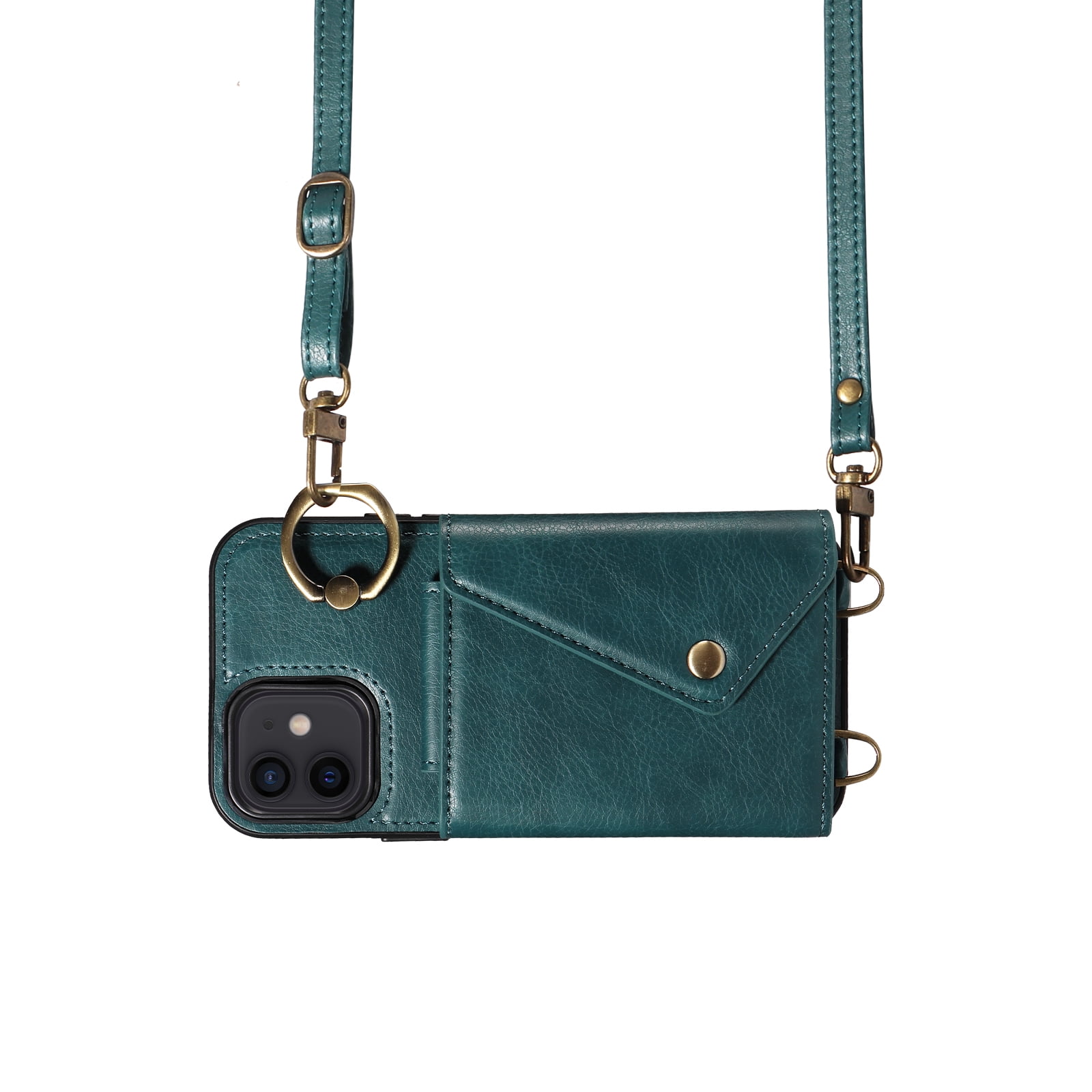 Crossbody Phone Case for iPhone 12, Adjustable and Removeable Shoulder ...