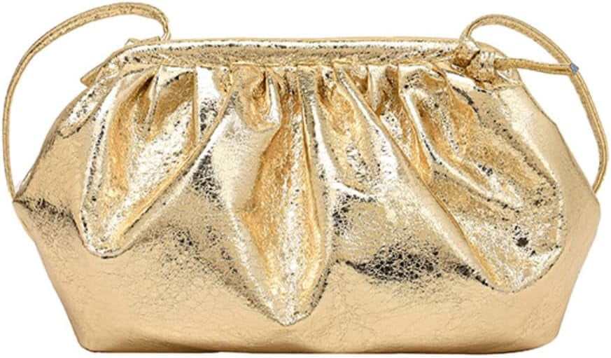 Crossbody Purse Cloud Shoulder Bags Dumpling Metallic Purse Y2k Purse ...