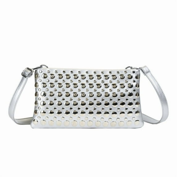 Crossbody Purses Trendy Clutch Purse Ladies Evening Bag Punk Rivets ...