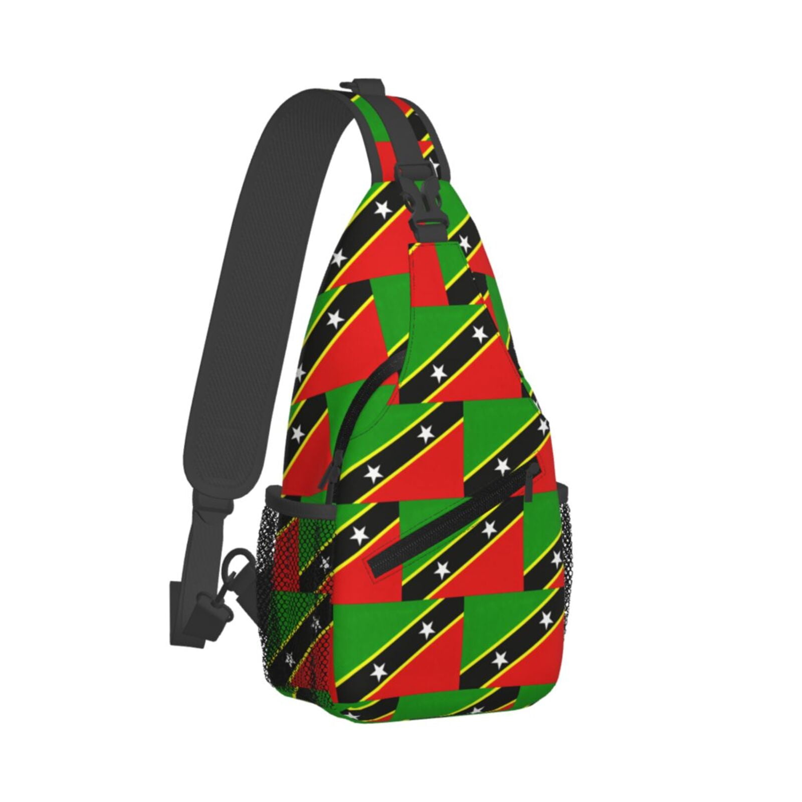 Crossbody Sling Backpack St Kitts And Nevis Large Flag Travel Sport ...