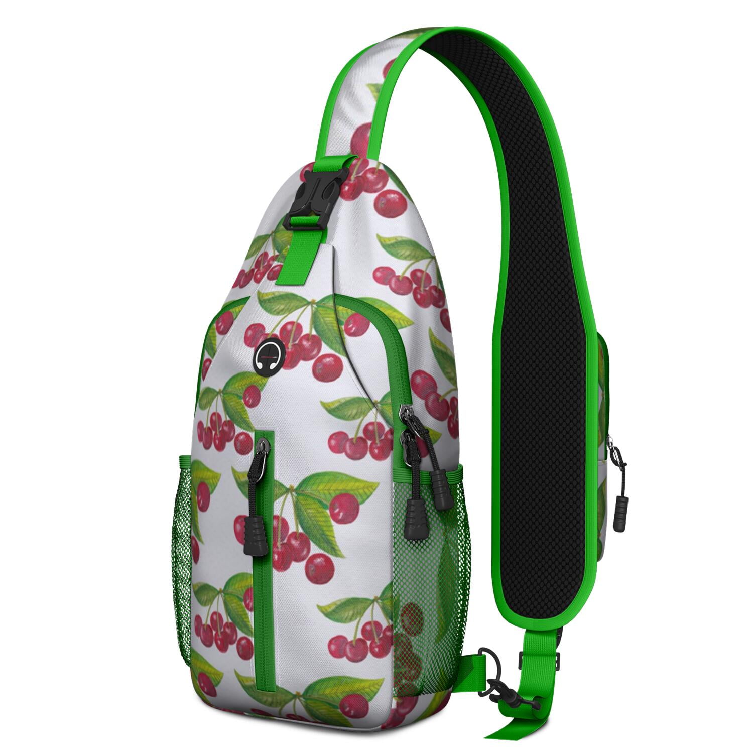 Crossbody Sling Backpack for Women Men Grapes Pattern Background ...