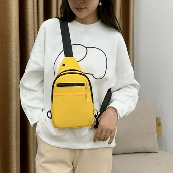 Crossbody Sling Bag under $5! Yrmaups Sling Backpack, Crossbody Chest ...