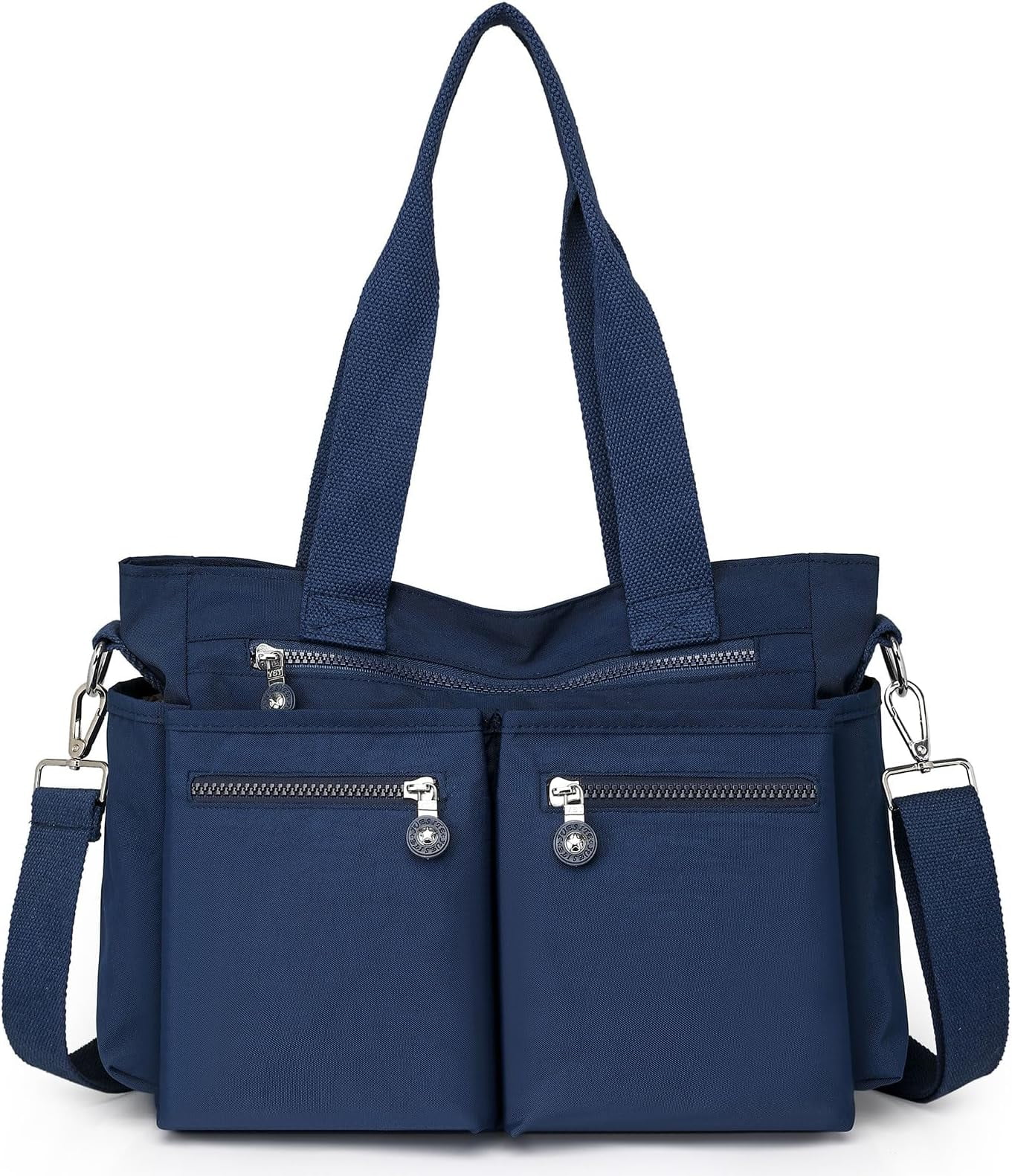 Crossbody Tote Bag with Zipper Messenger Aesthetic School Bag Work ...