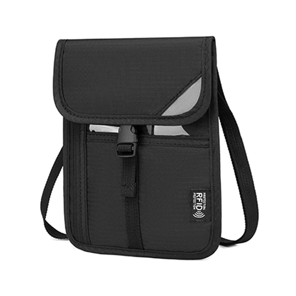 Crossbody Travel Purse with RFIDS Blocking Pocket Nylon Shoulder Bag ...