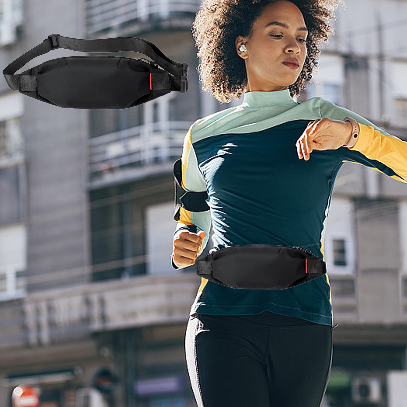 Crossbody Waist Pack | Adjustable Strap Travel Running Fanny Bag ...
