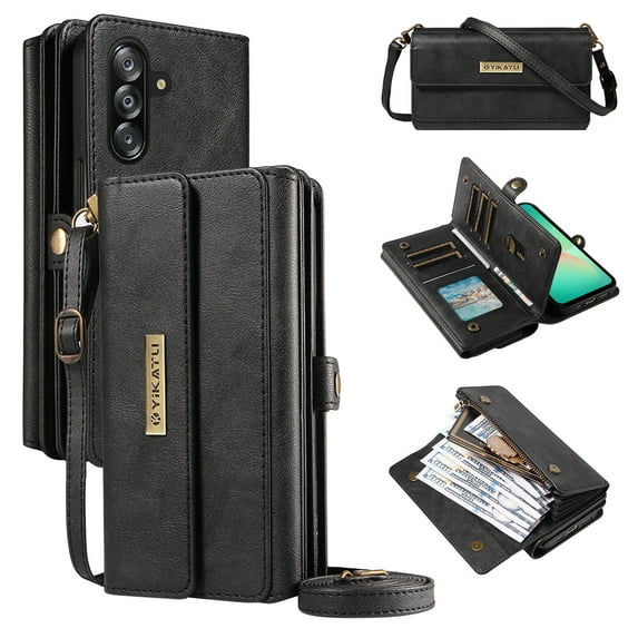 Crossbody Wallet Case For Samsung Galaxy S24 Plus,Magnetic Flip Stand ...