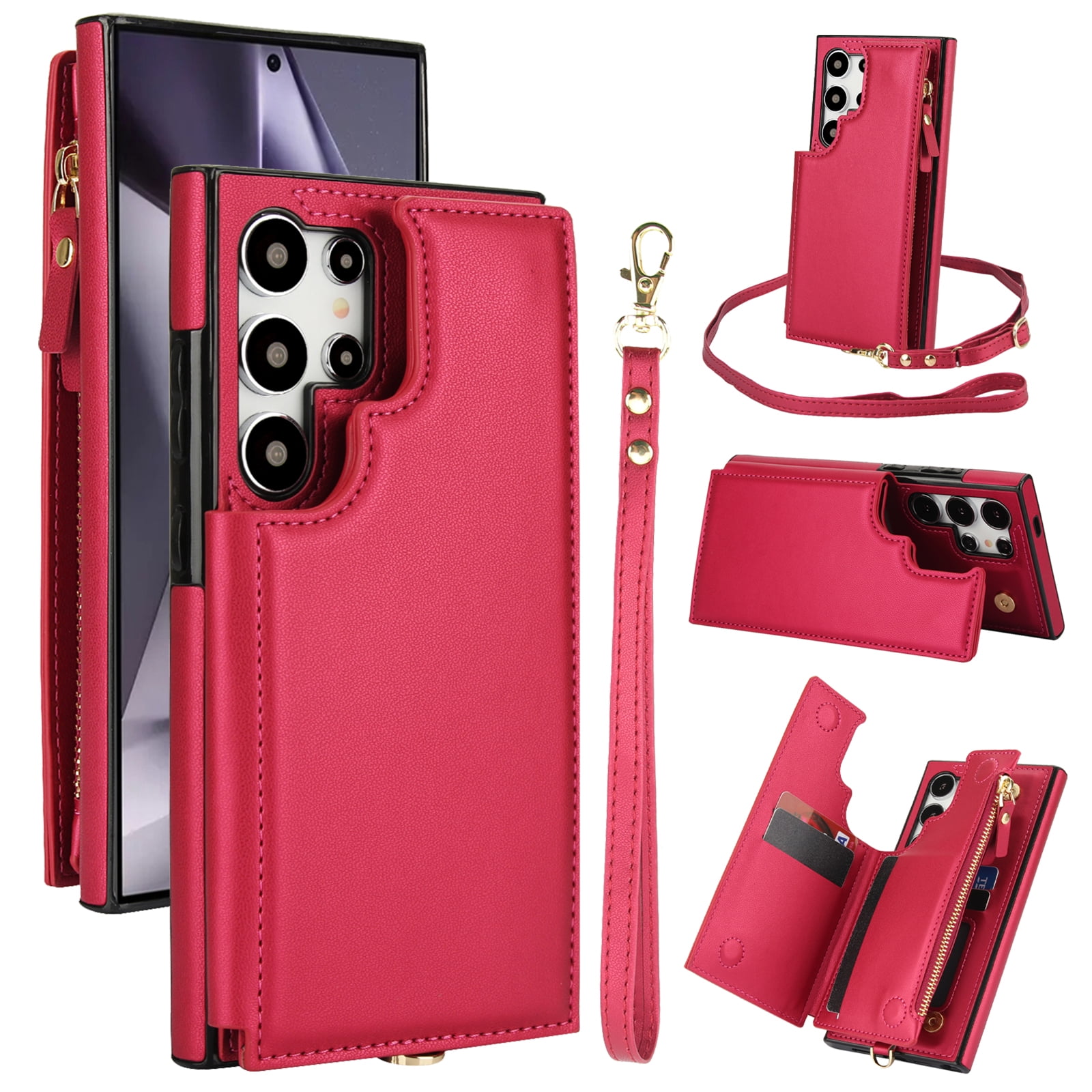 Crossbody Wallet Case for Samsung Galaxy S25 Ultra, RFID Blocking ...