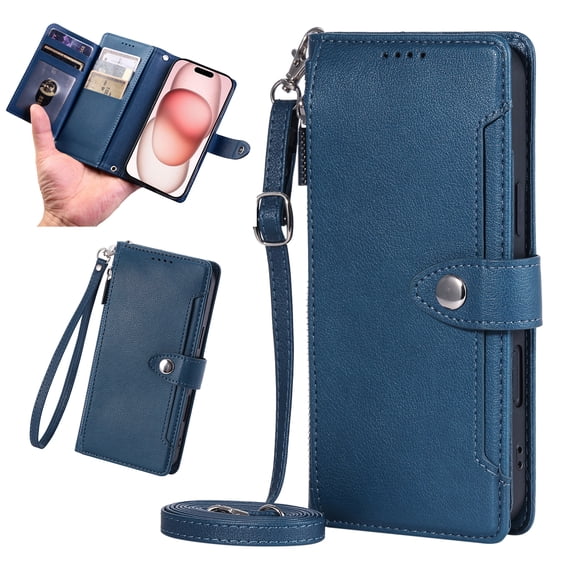 Crossbody Wallet Case For Samsung Galaxy S26, Multi-functional PU ...
