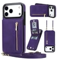 Crossbody Wallet Case for iPhone 17 Pro with Card Holders RFID ...