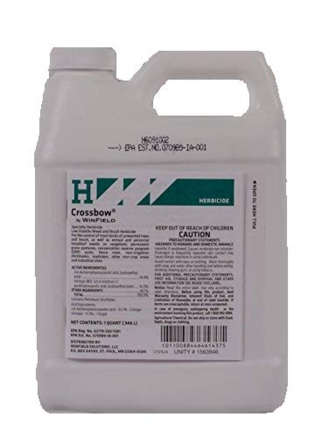 Crossbow Herbicide 1 Quart, Selective Weed Killer for Woody Plants and ...