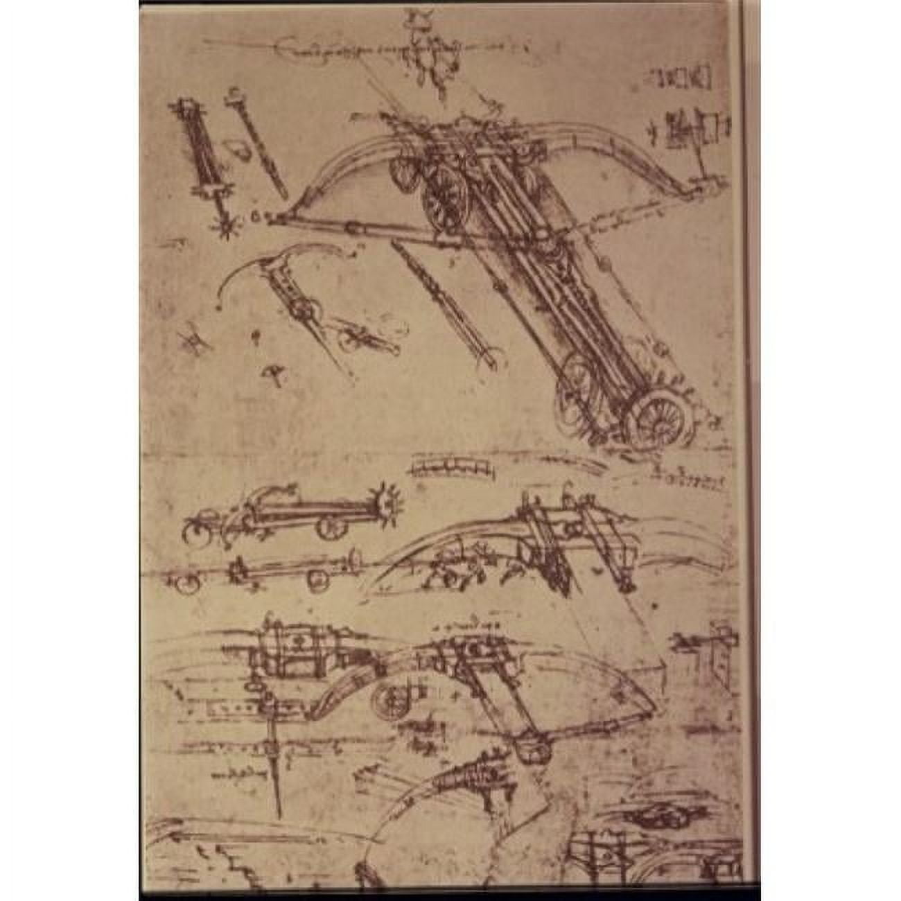 Crossbows & Catapults Leonardo Da Vinci, 1452-1519 Italian Drawing ...