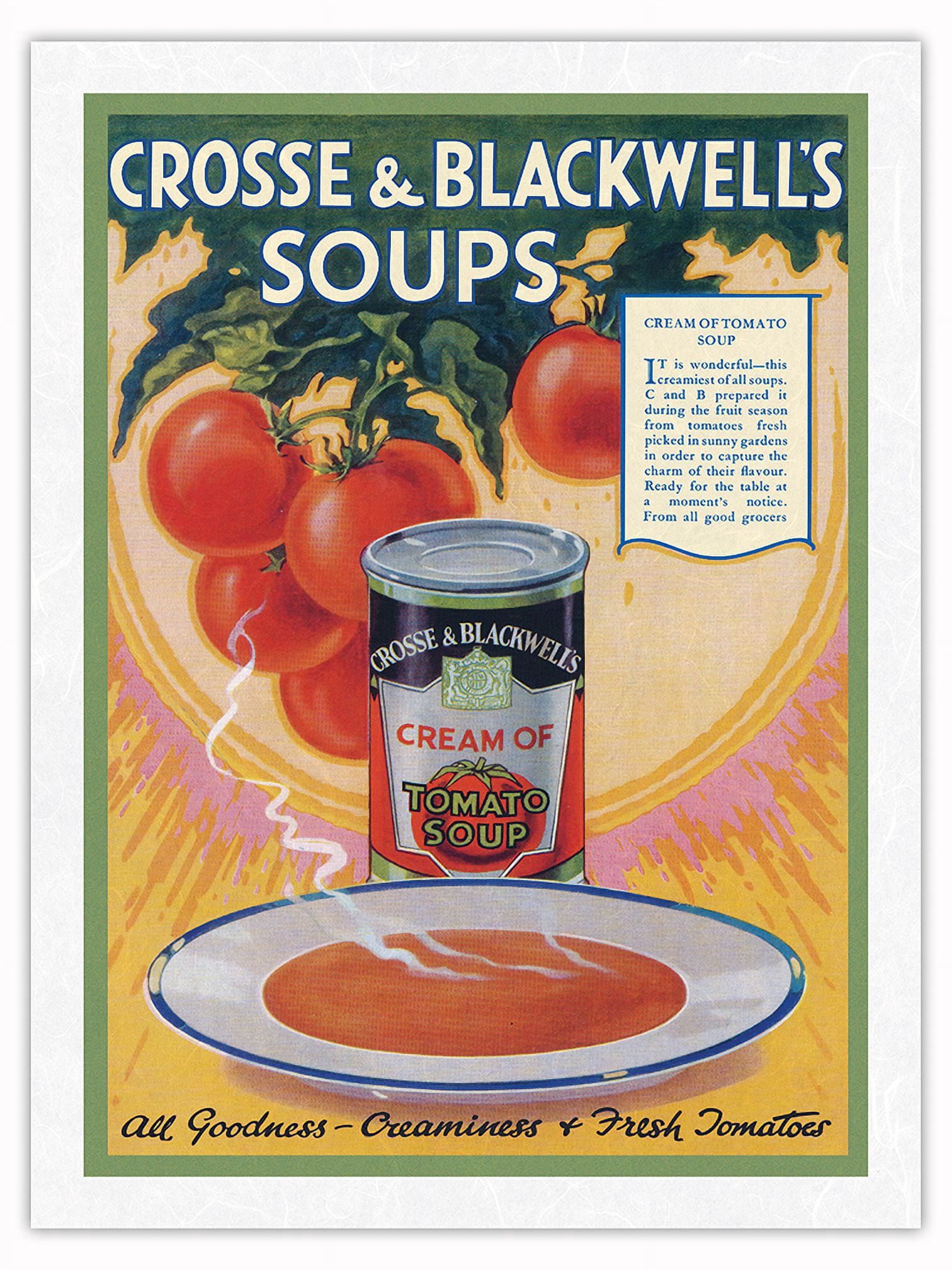 Crosse & Blackwell’s Soups - All Goodness - Creaminess & Fresh Tomatoes ...