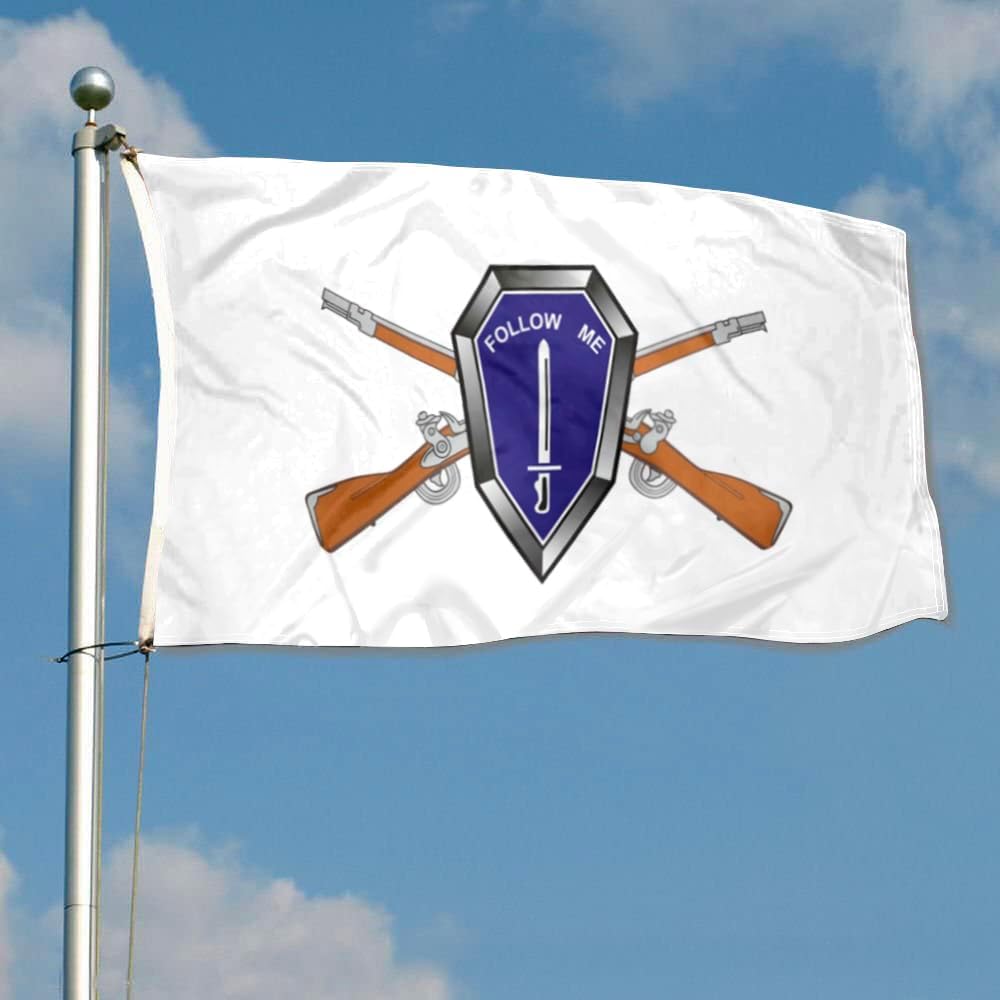 Crossed Rifle Infantry flag Follow Me US Army banner Home Garden Party Decoration - Walmart.com