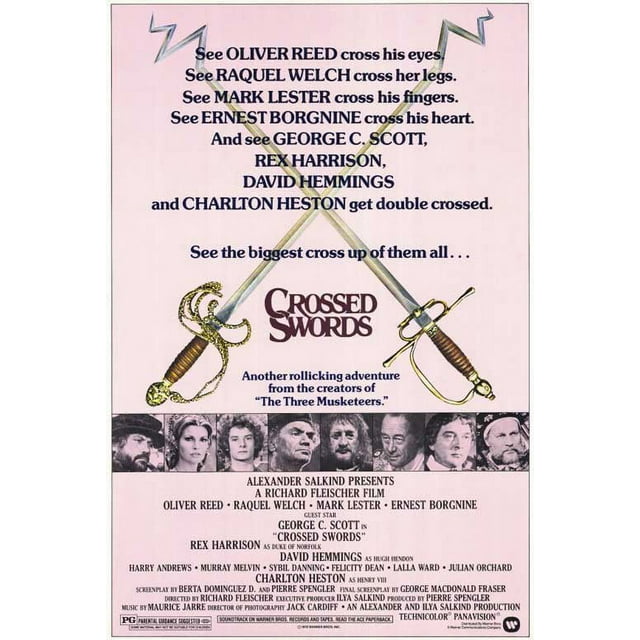 Crossed Swords - movie POSTER (Style A) (11" x 17") (1978) - Walmart.com