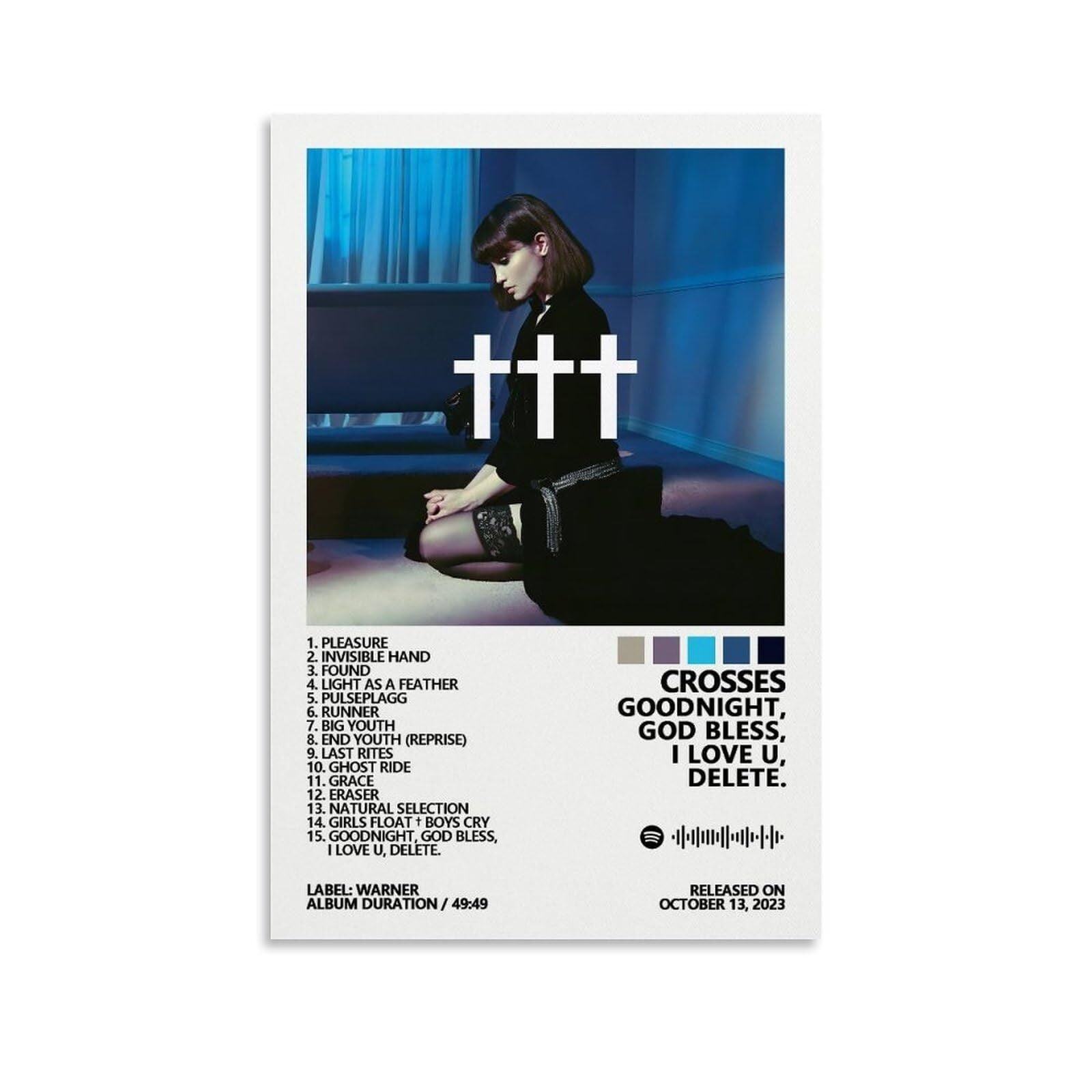 Crosses Band Poster New Music Album Cover Poster Posters for Room ...