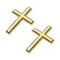 Crosses Car Sticker Reusable Metal Decal Secure Adhesion Universally ...