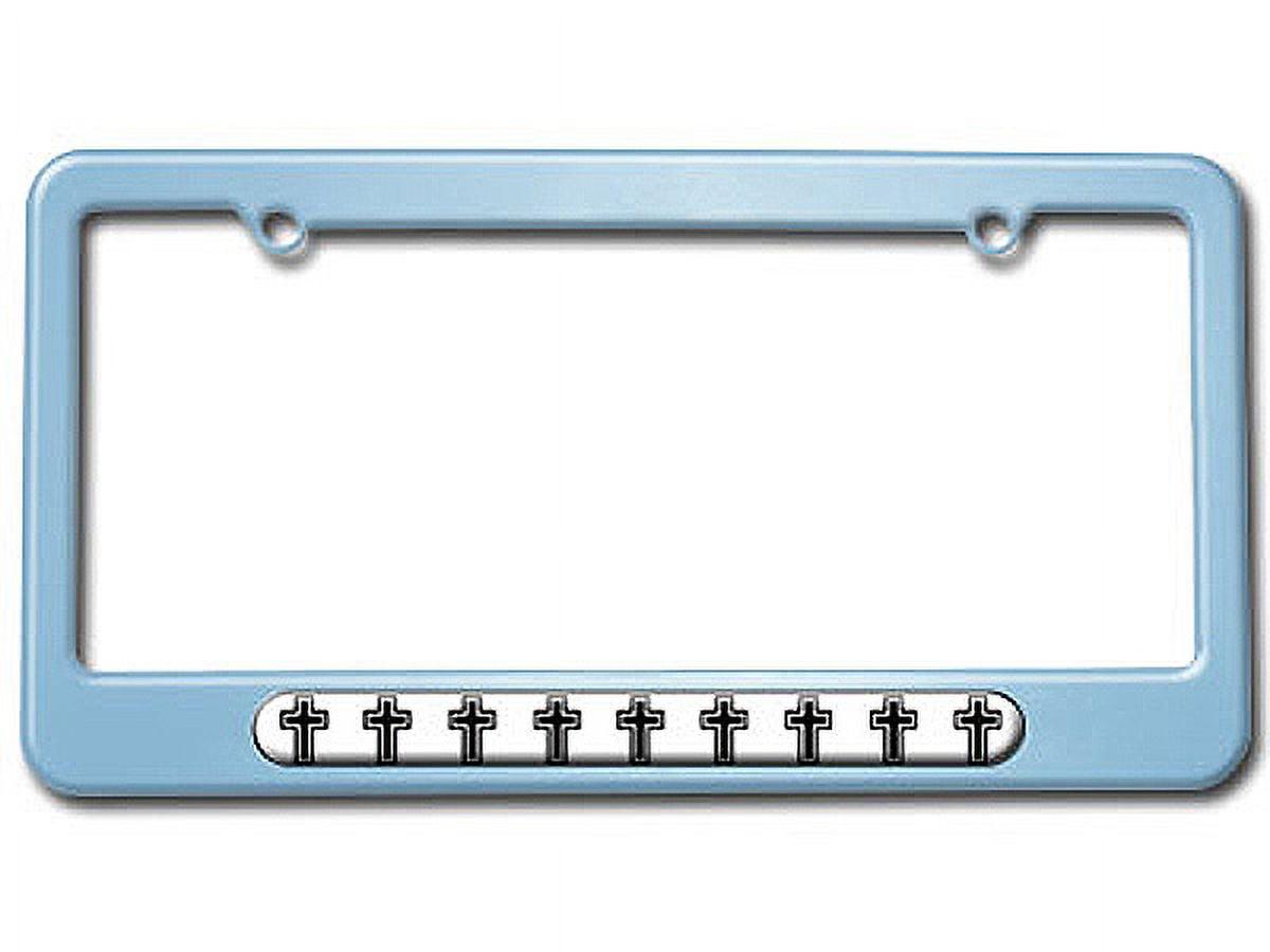 Crosses - Cross Christian Religious License Plate Frame - Walmart.com