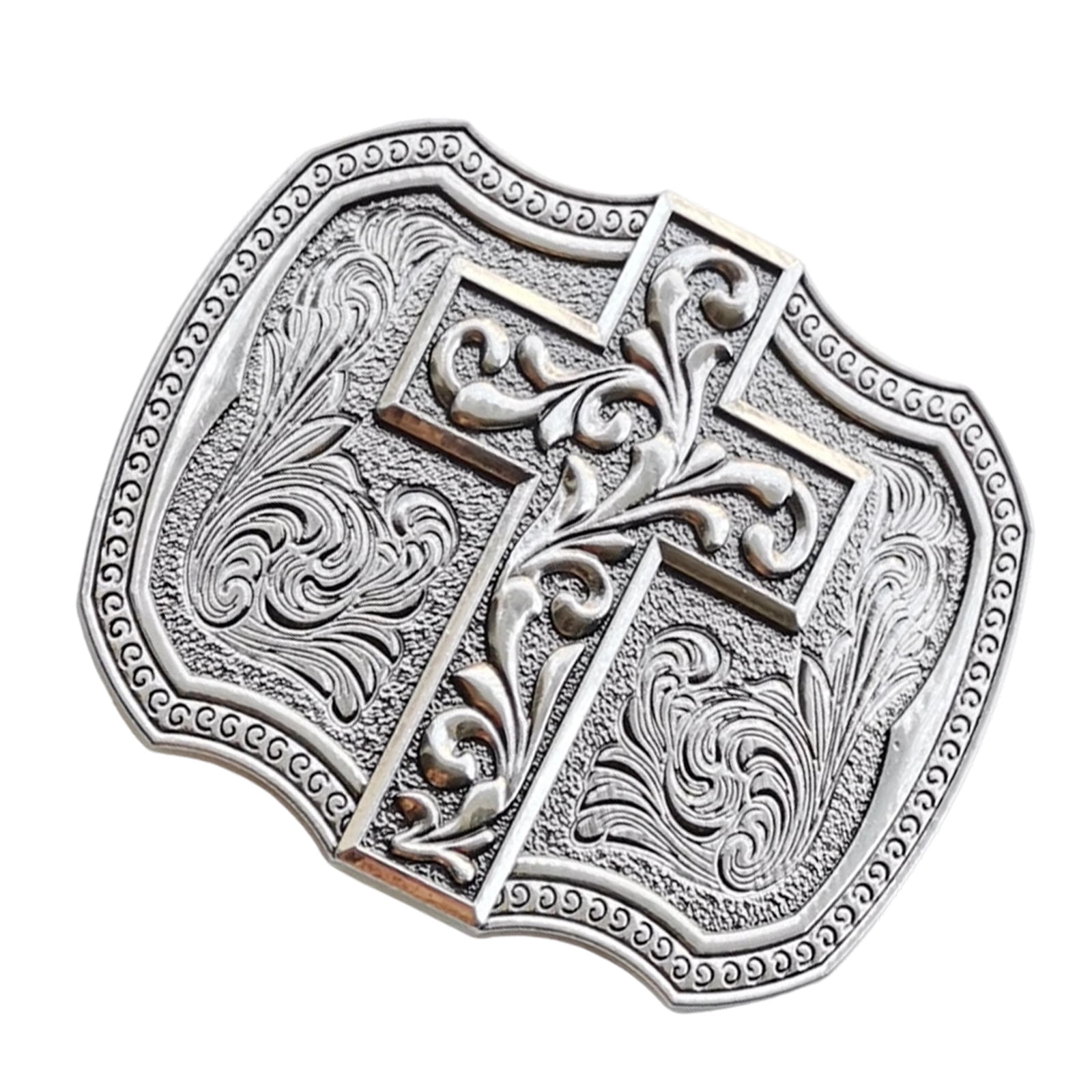 Crosses Design Belt Buckle in Alloys Materials with Decorative Patterns ...