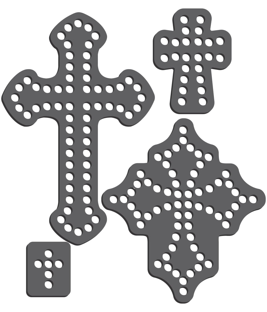 Crosses Magnetic Rhinestone Templates - Walmart.com