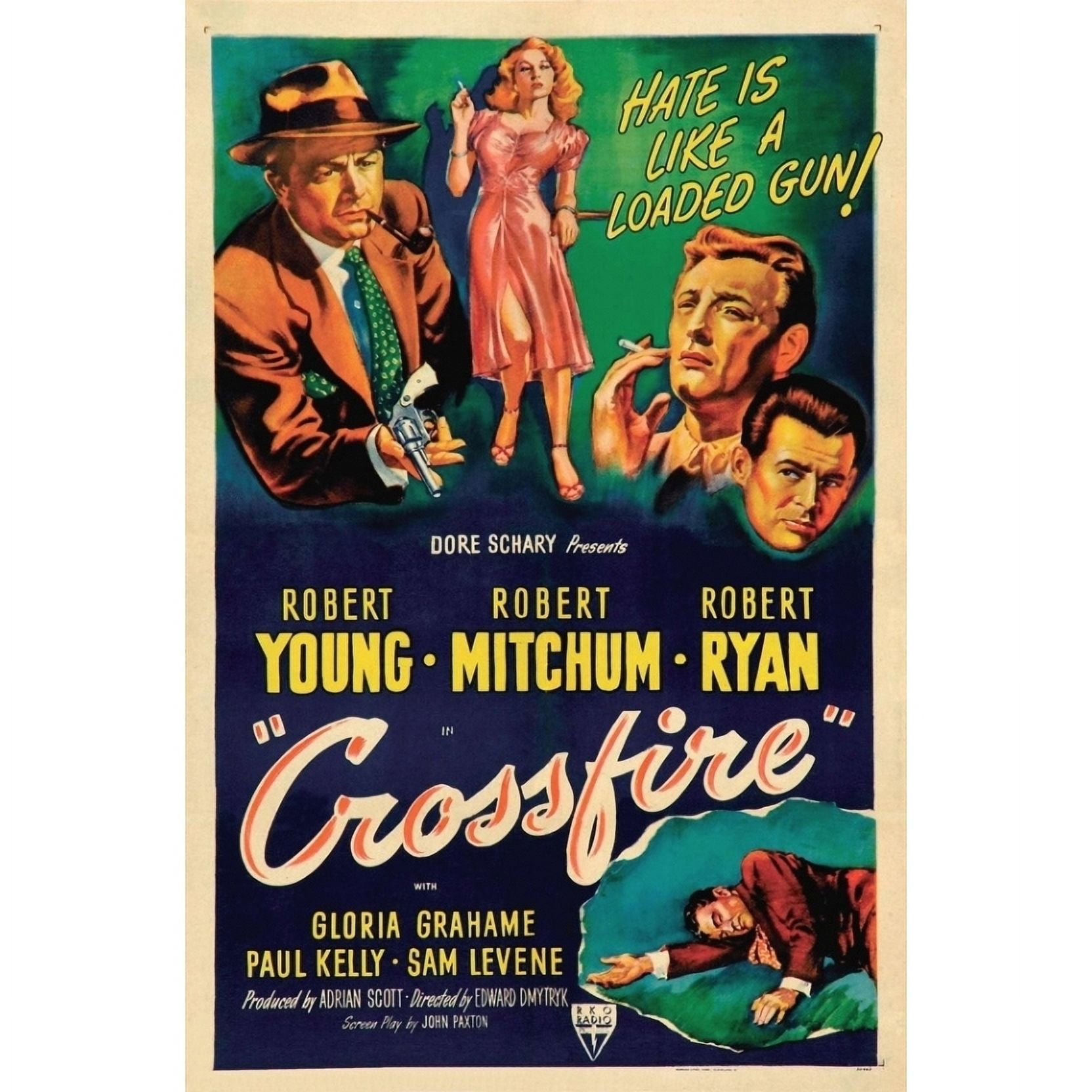 Crossfire Movie Poster (11 x 17) - Walmart.com