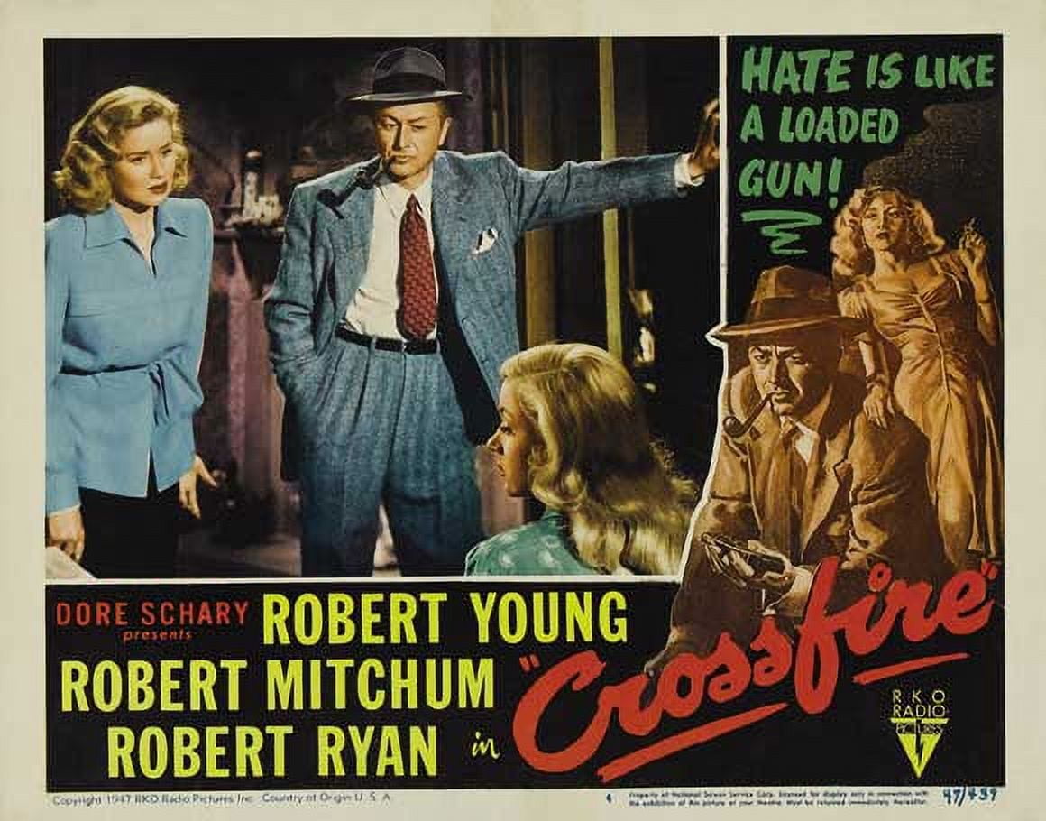 Crossfire - movie POSTER (Style C) (11" x 14") (1947) - Walmart.com
