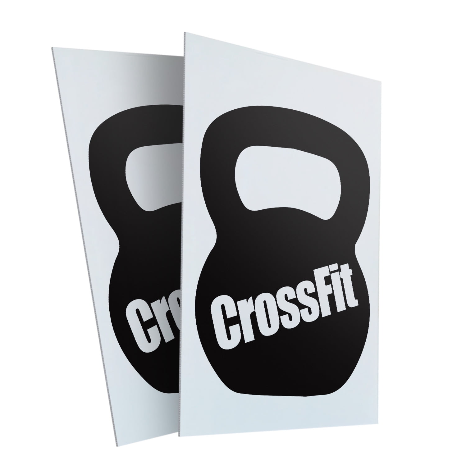 Crossfit (2-PACK) 24" x 36" Plastic Signs | Sign Insert 4mm Corrugated ...